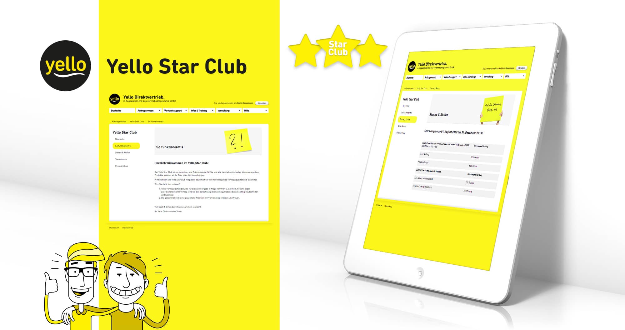 Yello Star Club - Incentivierungsprogramm - pso vertriebsprogramme GmbH